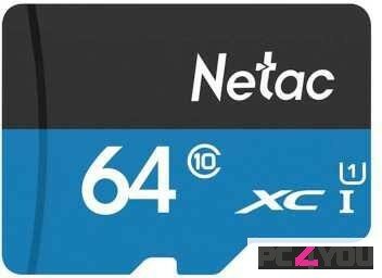 Карта памяти MicroSDXC 64Gb Netac P500 NT02P500STN-064G-S