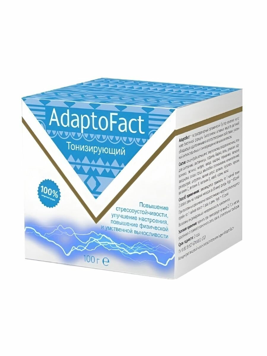 AdaptoFact от стресса, нервов и для тонизирования, 100 г Сашера-МЕД