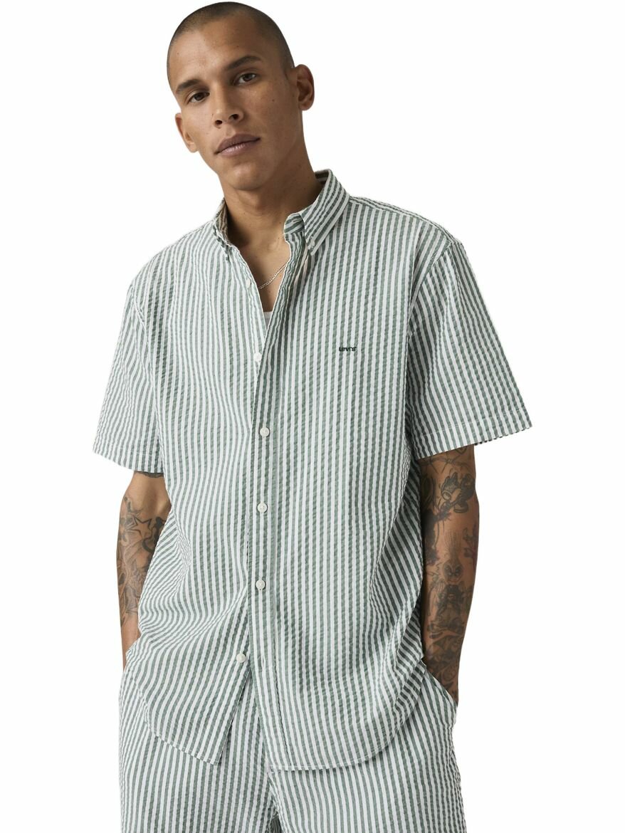 Рубашка Men Short Sleeve Authentic Button-Down Shirt