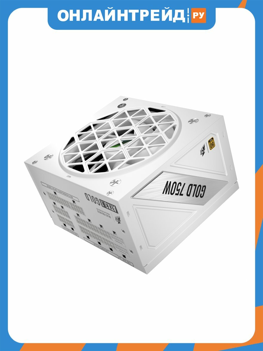 Блок питания 1STPLAYER NGDP, 750W, 80+ Gold, ATX3.1, белый (HA-750BA4-WH)