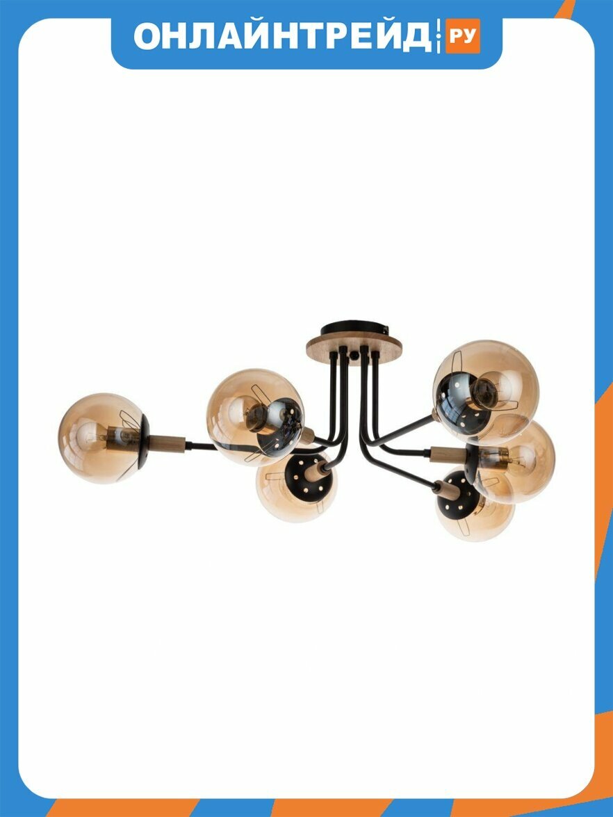 Потолочная люстра Arte Lamp Oxford A2716PL-6BK
