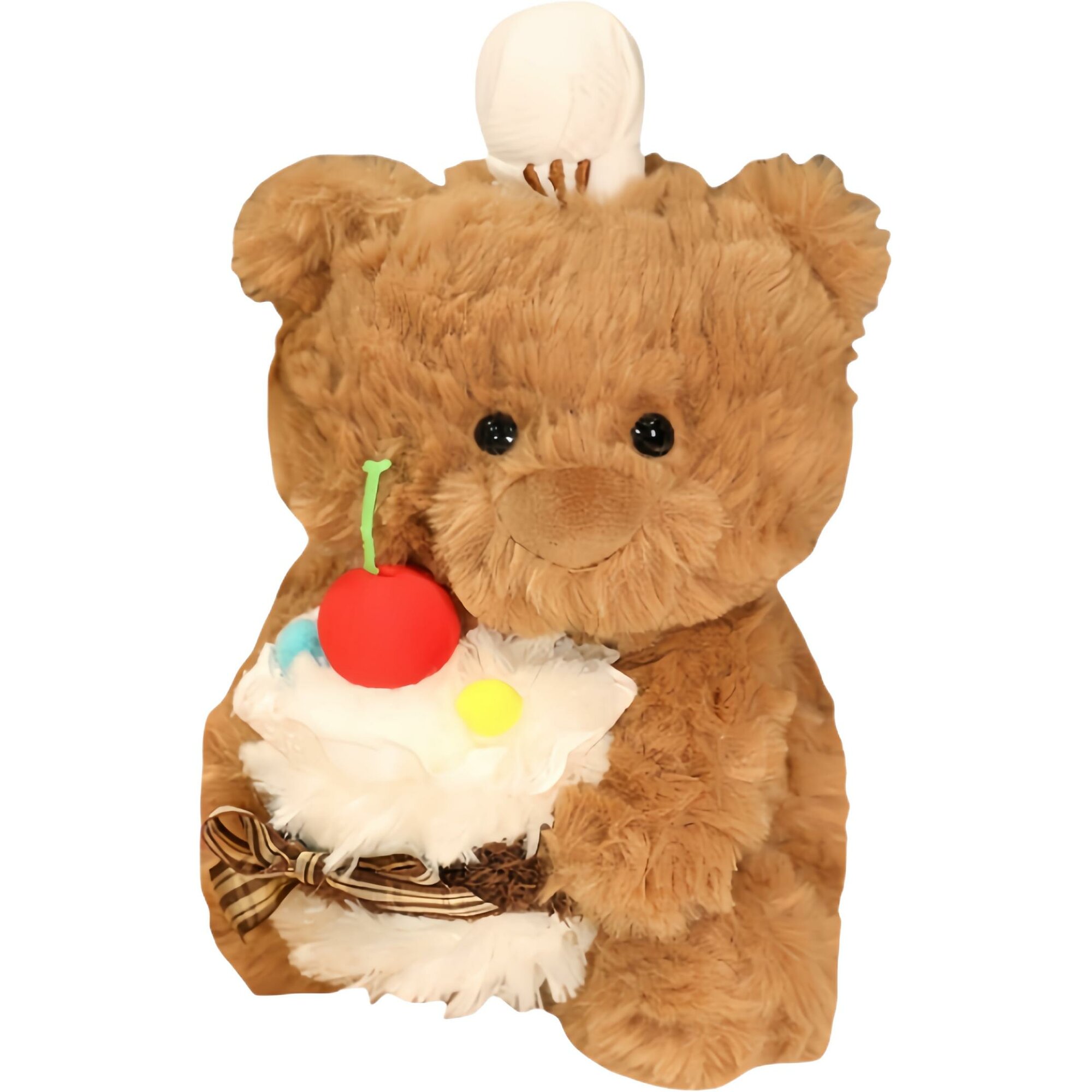 Плюшевый мишка унисекс MDH Шеф-повар с тортом, 30CM EU