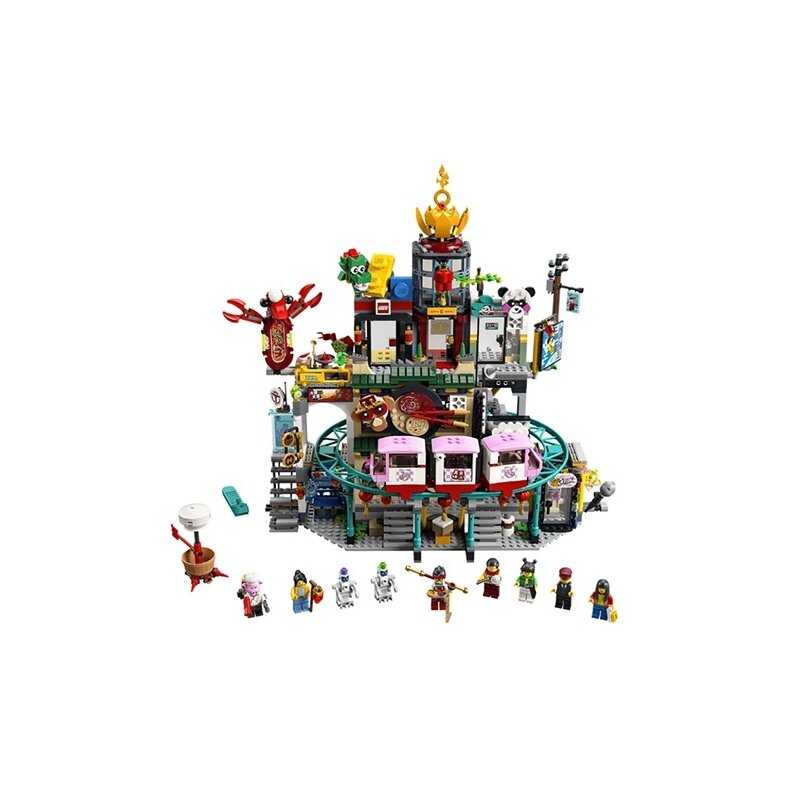 LEGO Little Monkey King Collection Орхидея Городской Пластиковый Конструктор 2187 шт. 80036