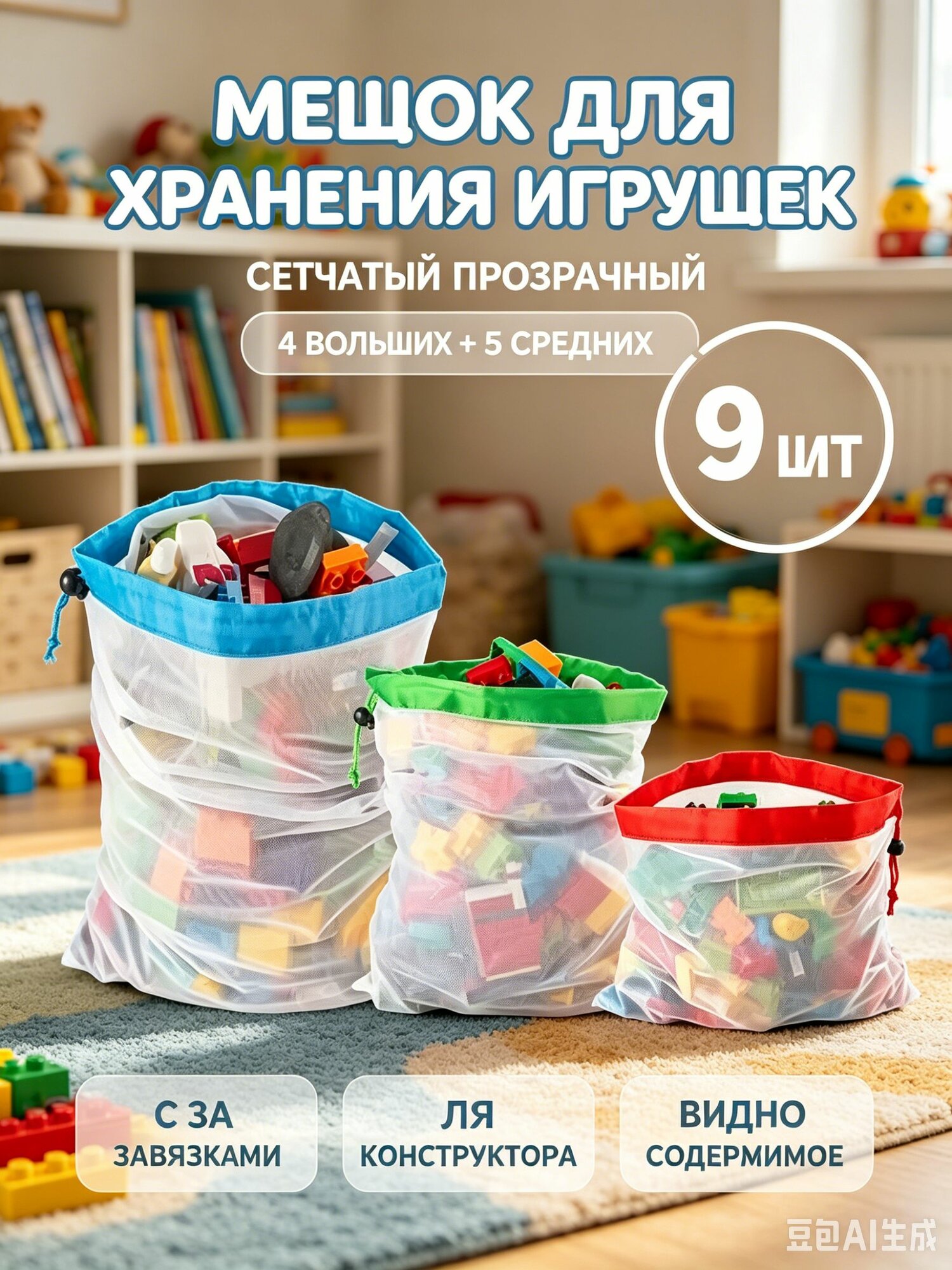 Контейнер для хранения вещей длина 40 см, ширина 40 см, высота 40 см.