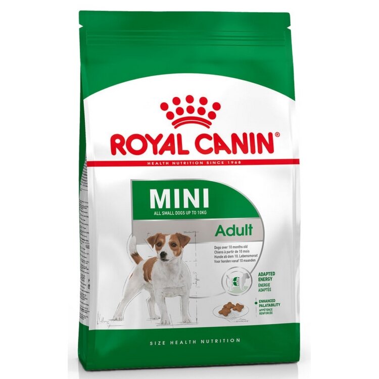 Royal Canin Mini Adult / Сухой корм Роял Канин Мини Эдалт для взрослых собак Мелких пород в возрасте от 10 месяцев до 8 лет фас. 800 г