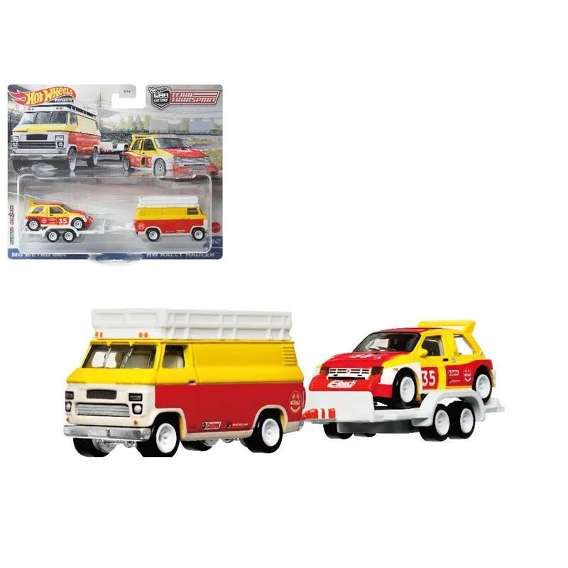 Машинка Hot Wheels Trailer MG METRO 6R4 & HW RALLY HAULER