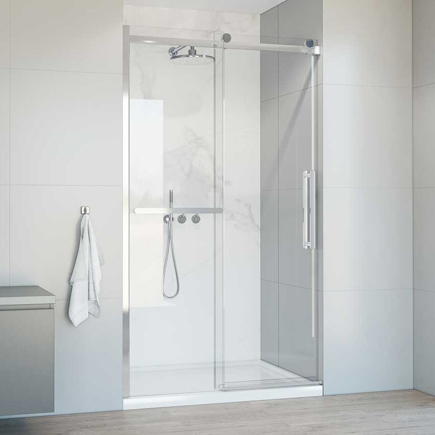 Душевая дверь в нишу Vincea Como Soft VDS-1CS140CL 140 см профиль хром