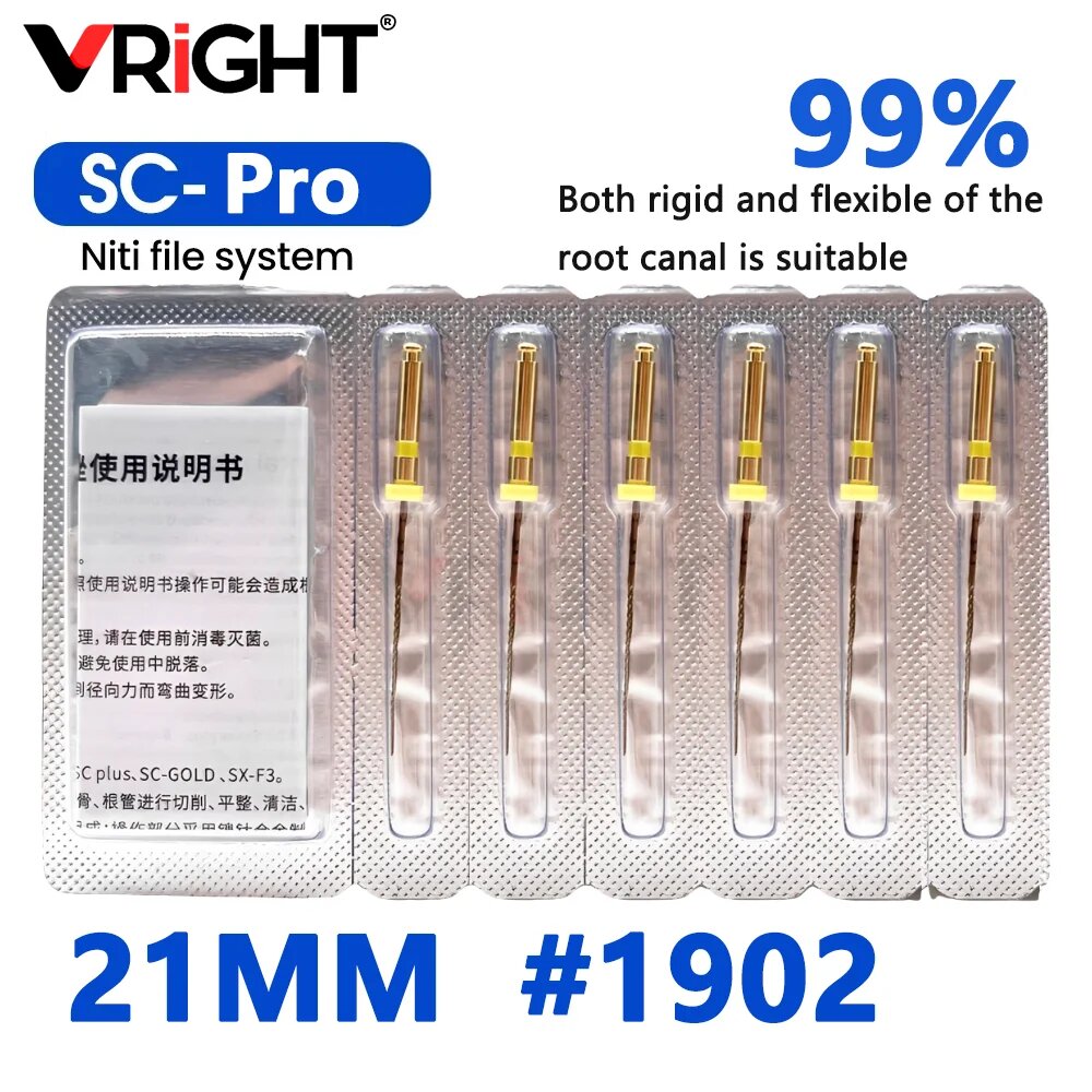 Стоматологические файлы COXO SOCO SC-PRO 6 шт. SC-Pro-21MM-1902