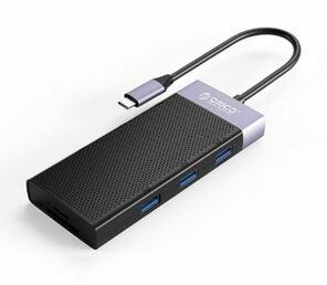 USB-концентратор ORICO 10 в 1 черный (ORICO-MDK-10P-BK-BP)