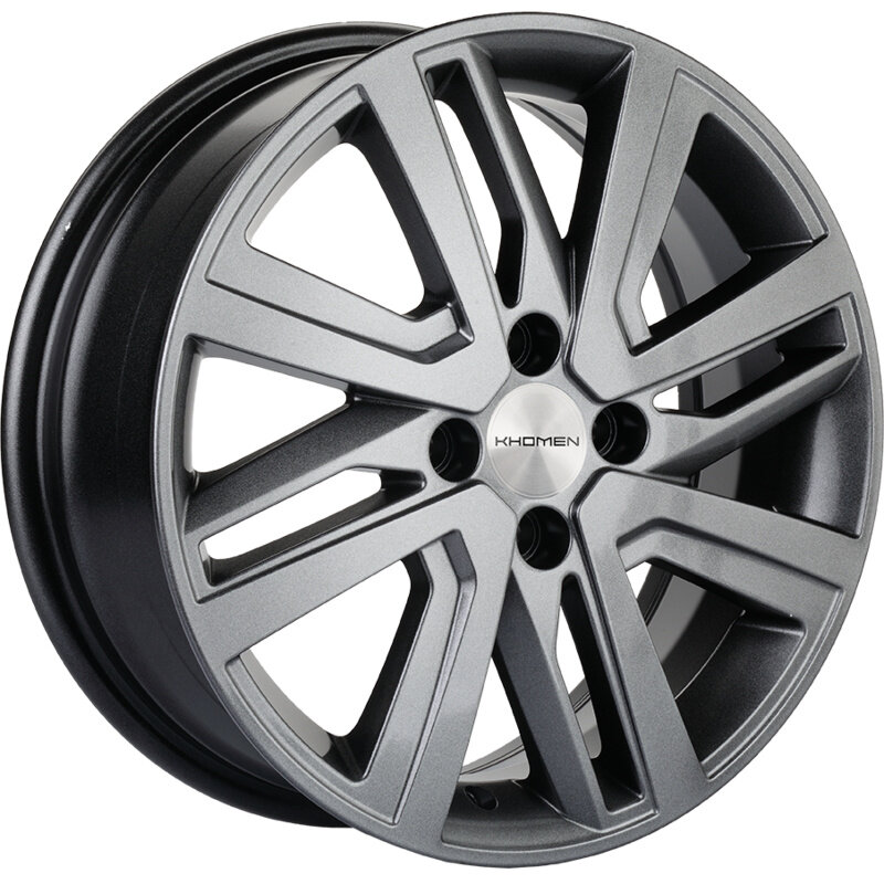 Литой колесный диск Khomen Wheels KHW1609 (XRay) 6x16/4x100 ET41 D60,1 G-Silver