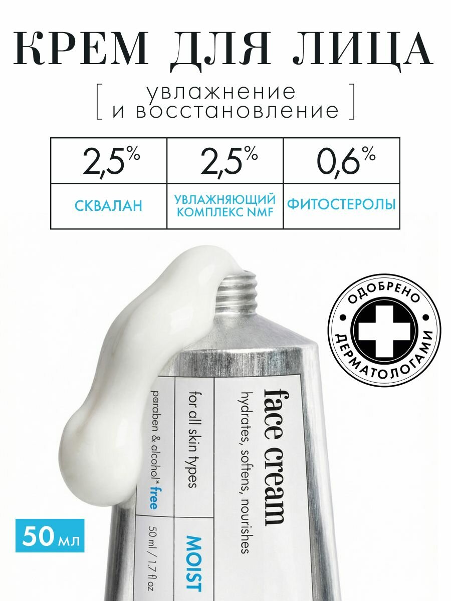 FILOSOFIE Крем для лица увлажняющий для сухой кожи, 50 мл