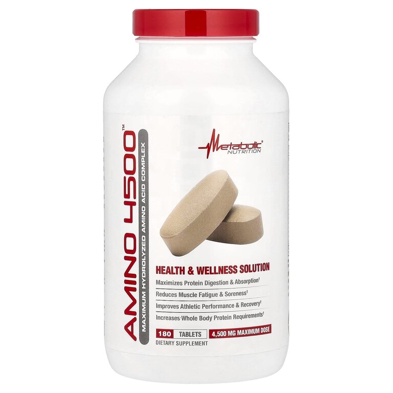 Metabolic Nutrition Amino 4500, 180 таблеток из США