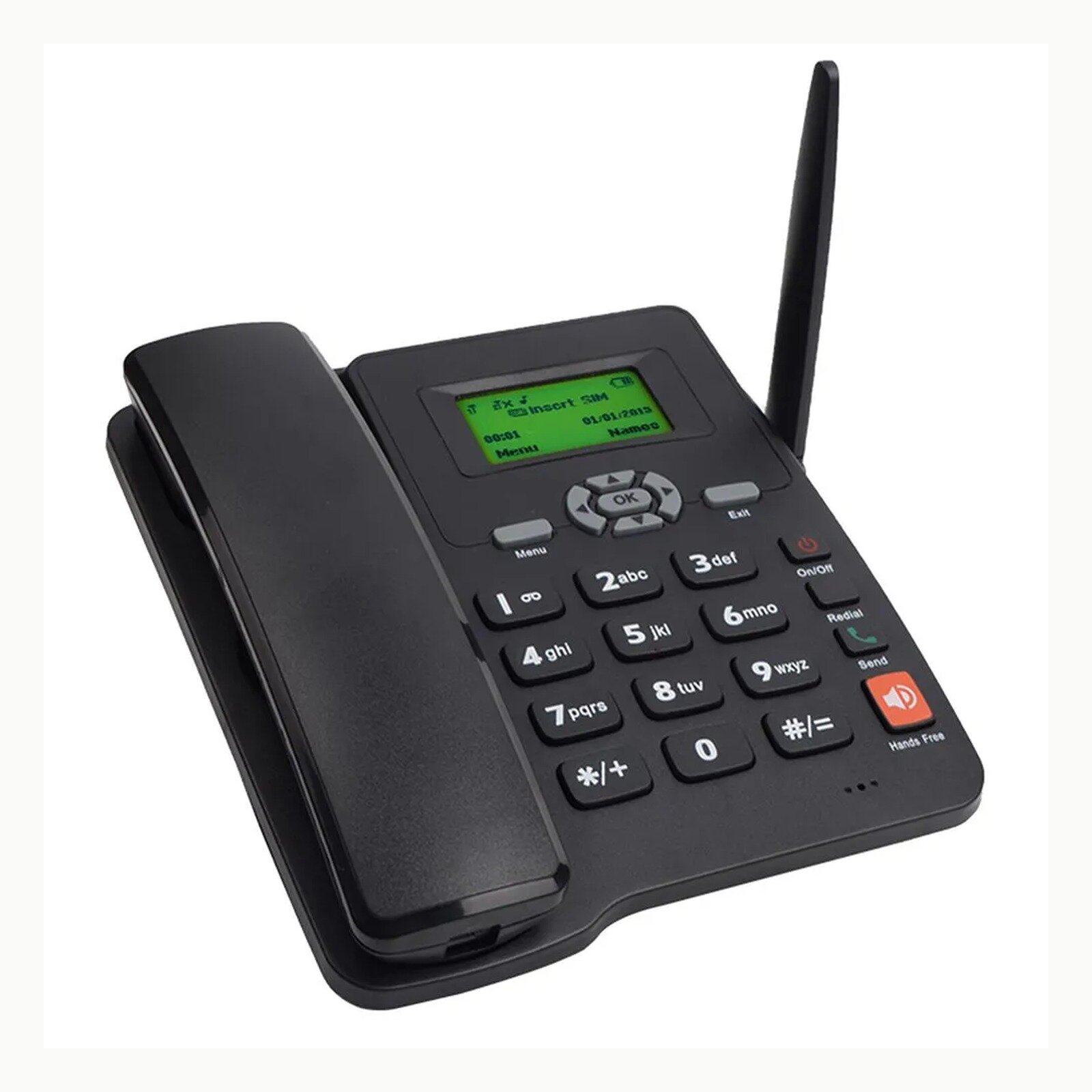 Проводной телефон GSM Dual SIM настольный телефон с дисплеем