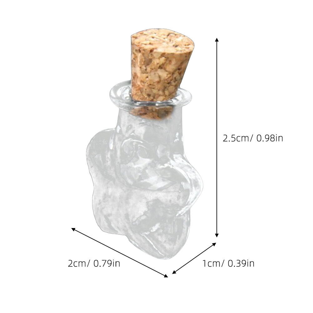 10 Штук Прозрачные Стеклянные Бутылочки Звездной Формы С Пр Cork 2 0 * 2 0 Cm