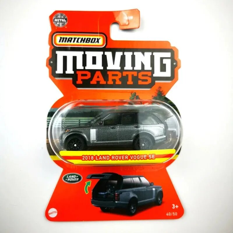 Машинка металлическая модель машины Matchbox 1/64 Moving Parts 2018 LAND ROVER VOGUE SE