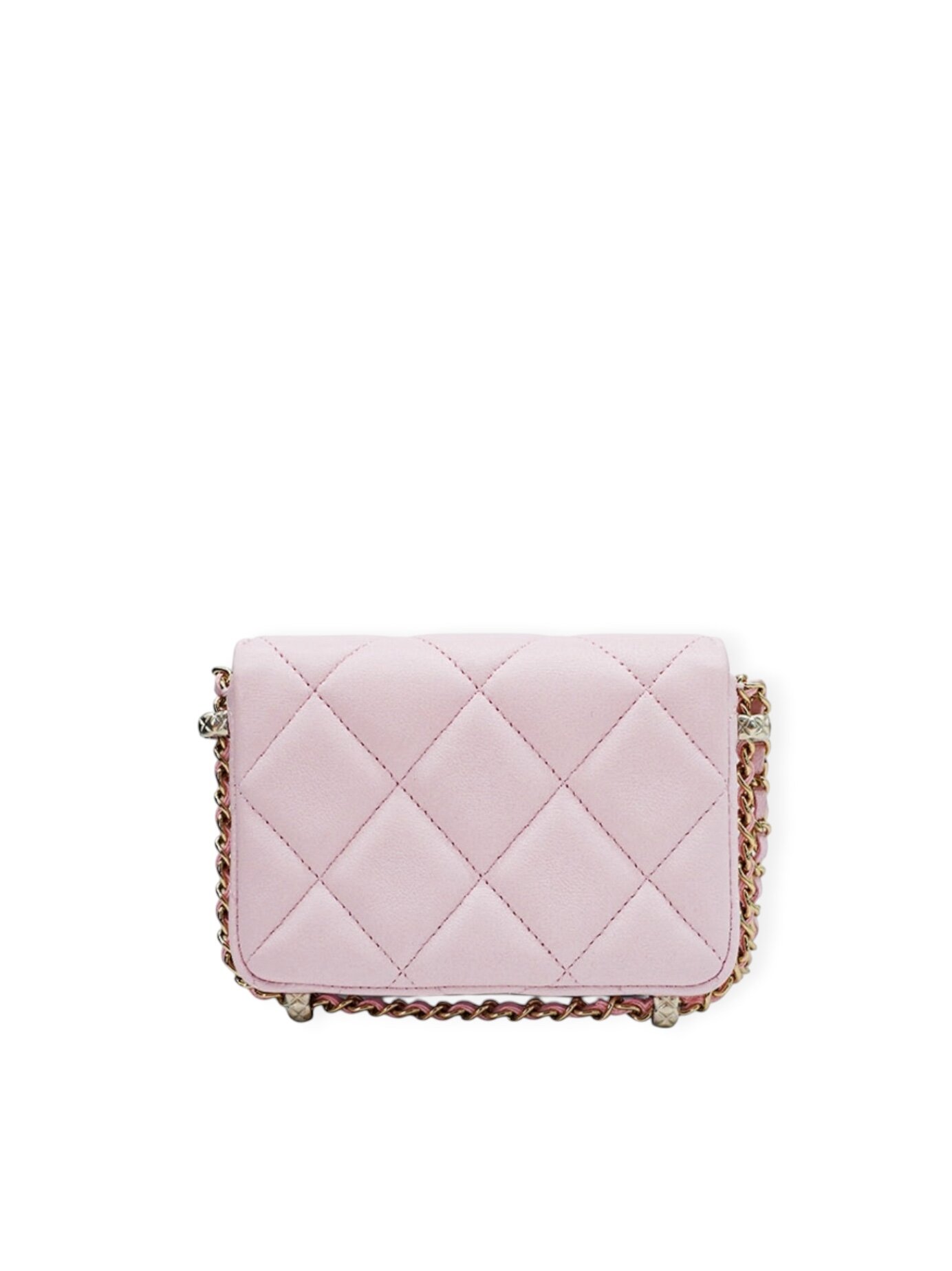 Сумка Chanel Flap Mini, розовый — фото 1