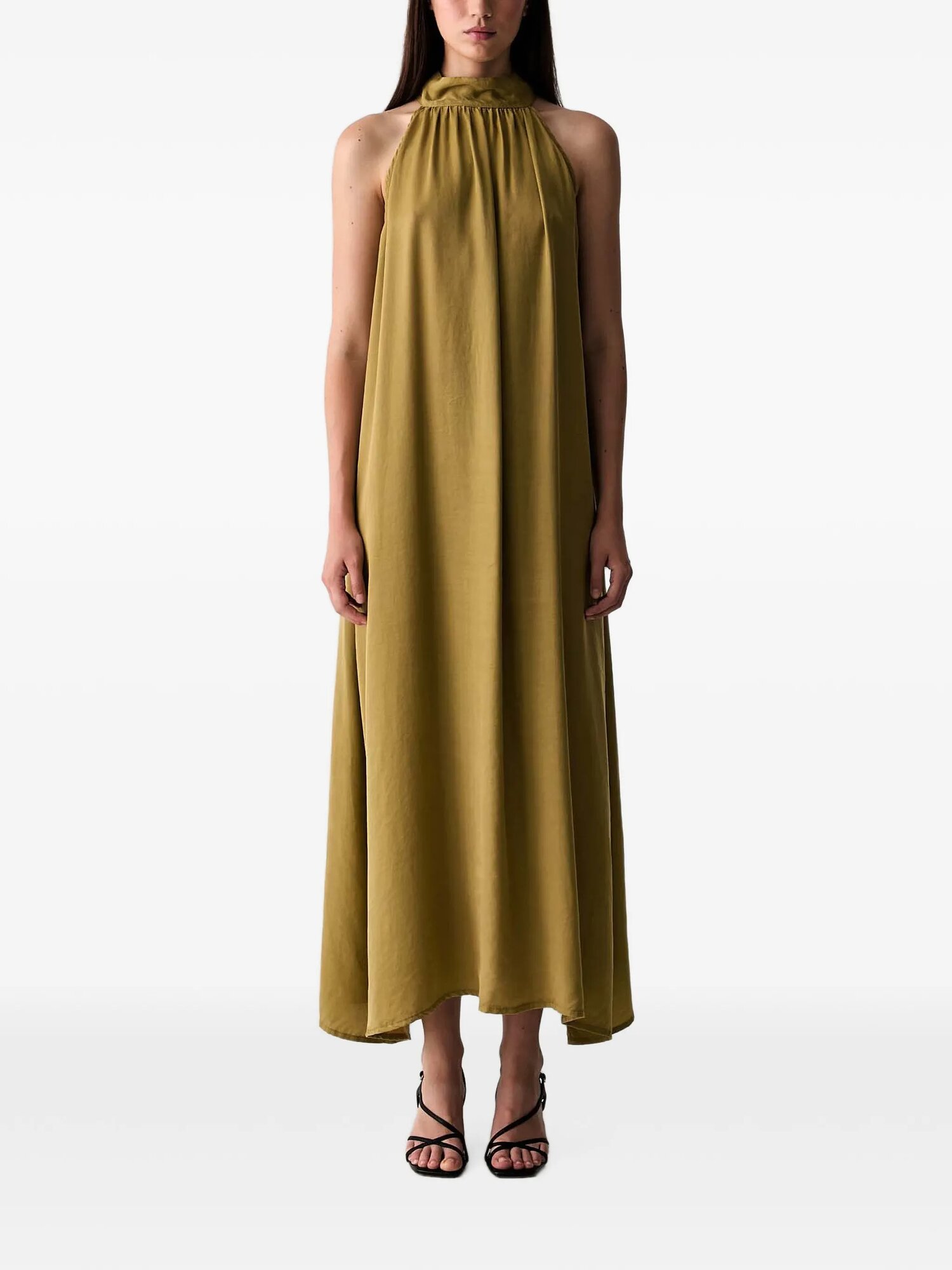 Платье VICOLO Halterneck pleated maxi dress
