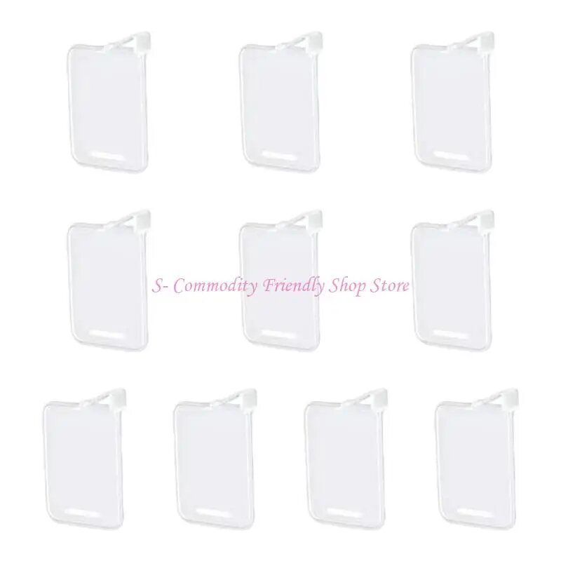 Пластиковые разделители для карт 10 шт Белый, Transparent White