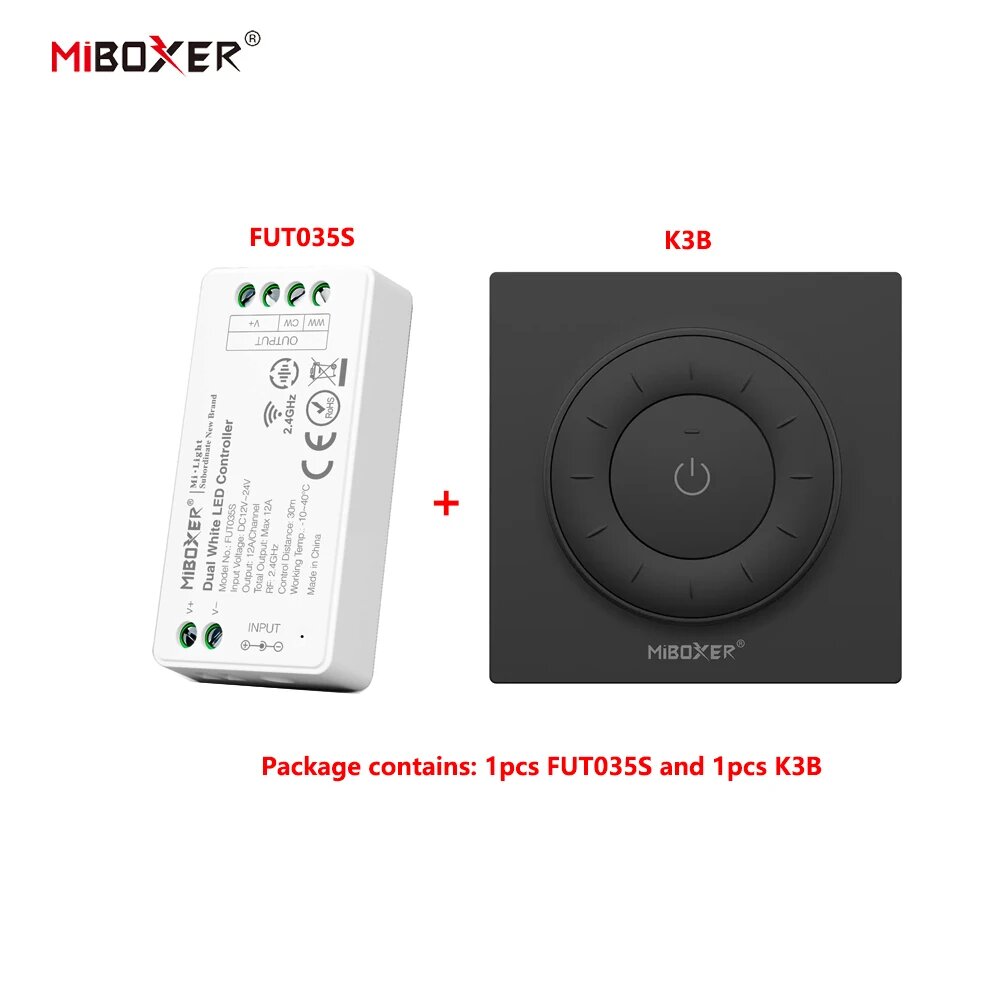 Miboxer RGB-контроллер FUT035S+K3/K3S для светодиодных лент K3B and FUT035S