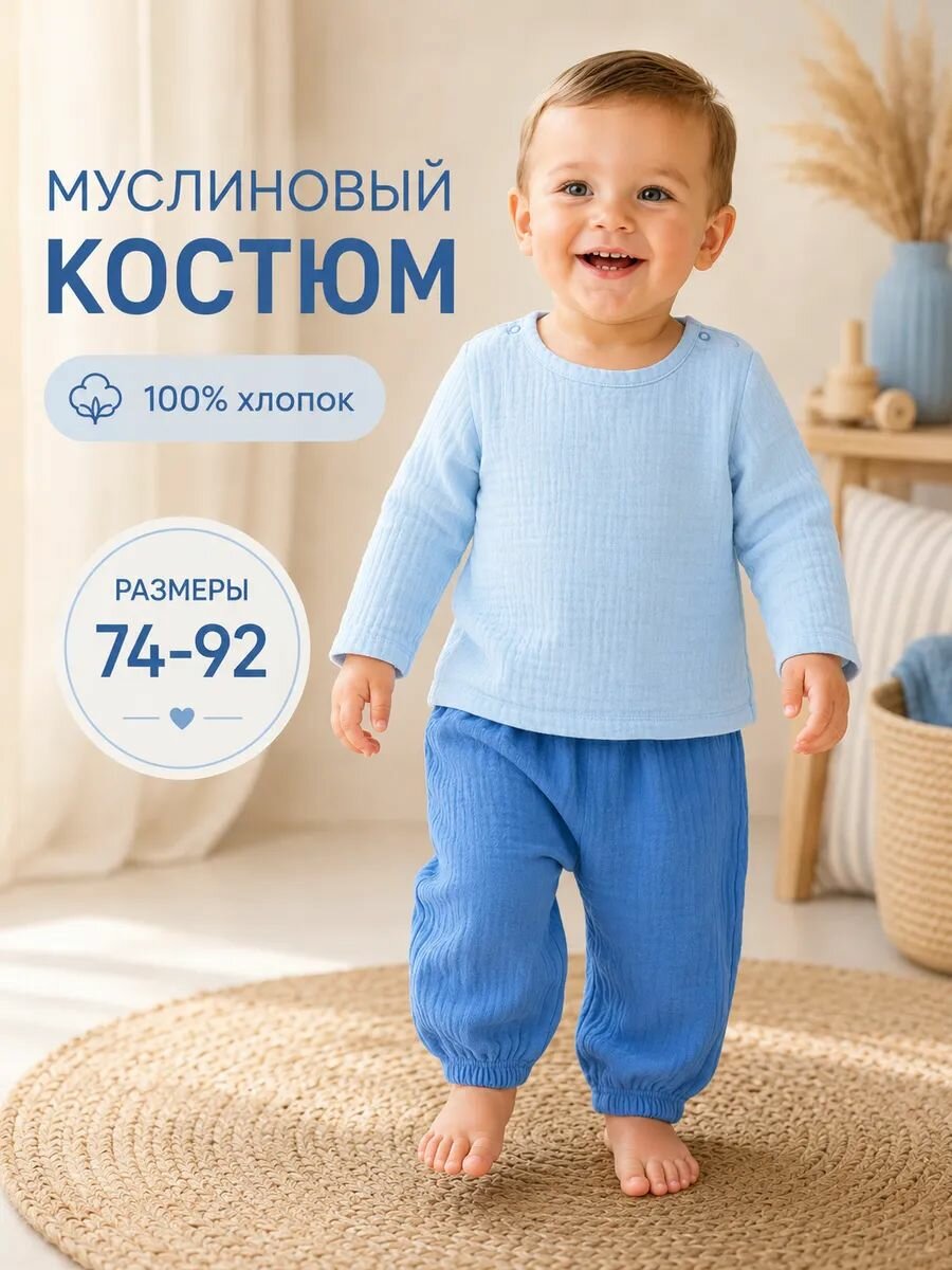 Костюм муслиновый детский