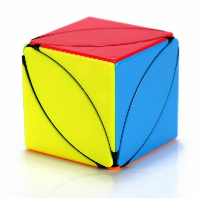 Новые кленовые листья головоломка 3x3 с цветной упаковкой, яркие цвета, обучающая игрушка