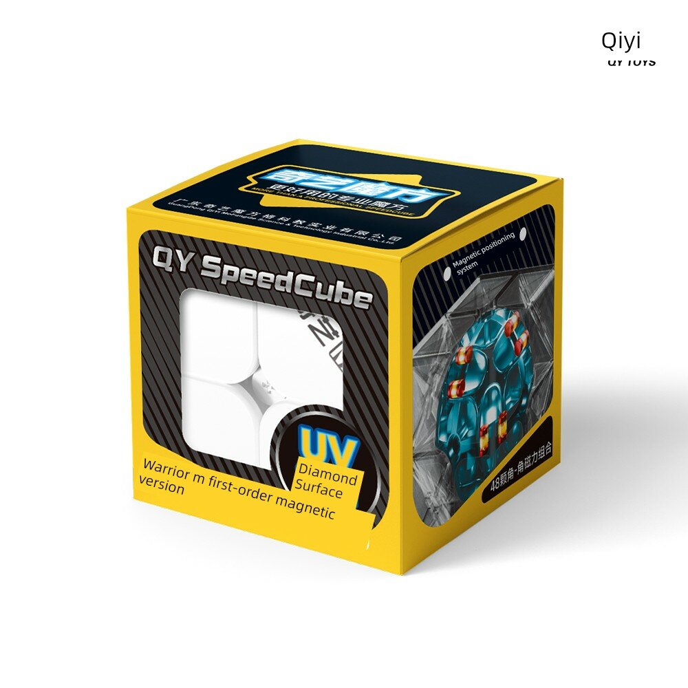 Qiyi Warrior M UV 2x2 Кубик Рубика в цветной коробке