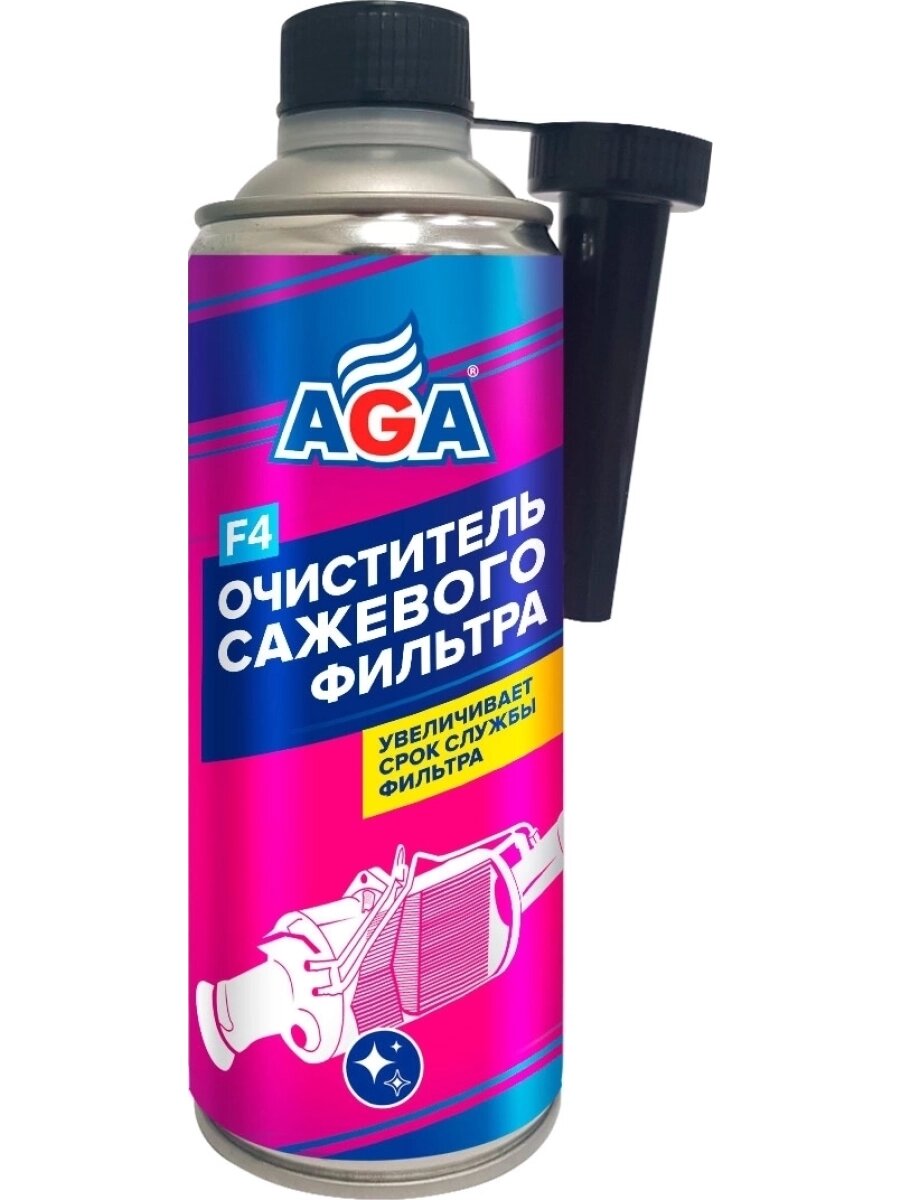 Очиститель сажевого фильтра AGA F4 335мл (804F) AGA804F