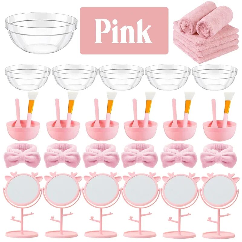 Наборы для спа-вечеринок XMSJ для девочек 6Set, Pink