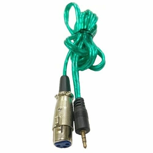 Кабель аудио 3.5мм-Cannon XLR Premier 5-098 переходник XLR гнездо на штекер 3.5мм(TRS) - 1.5 метра