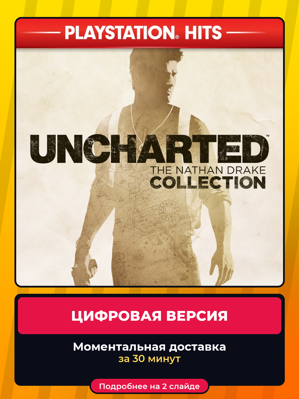 Uncharted: The Nathan Drake Collection на PS4 PS5, цифровая версия