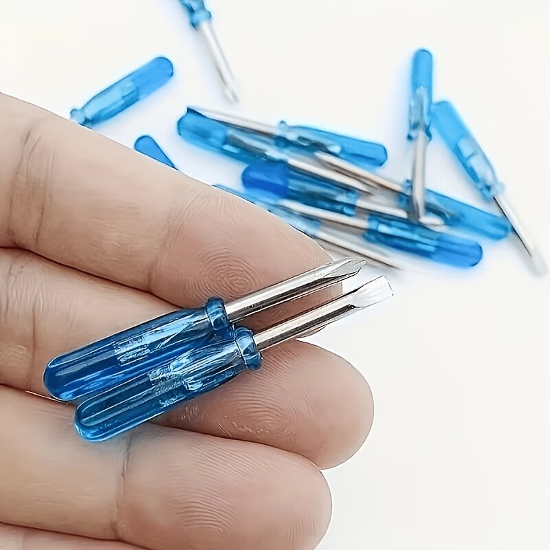 Набор мини-отверток 16 шт, для ремонта игрушек и DIY, включает микро-отвертки 2 мм шлиц и крест