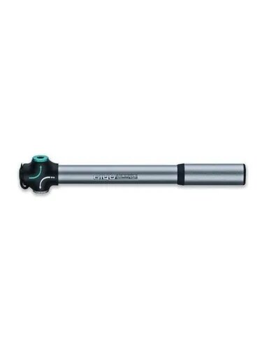 Насос Giyo GC-05 алюминиевый, компактный, 2в1 насос+инфлятор CO2, ниппель вело . Для шоссейных велосипедов, совместим с резьбовым баллончиком CO2.