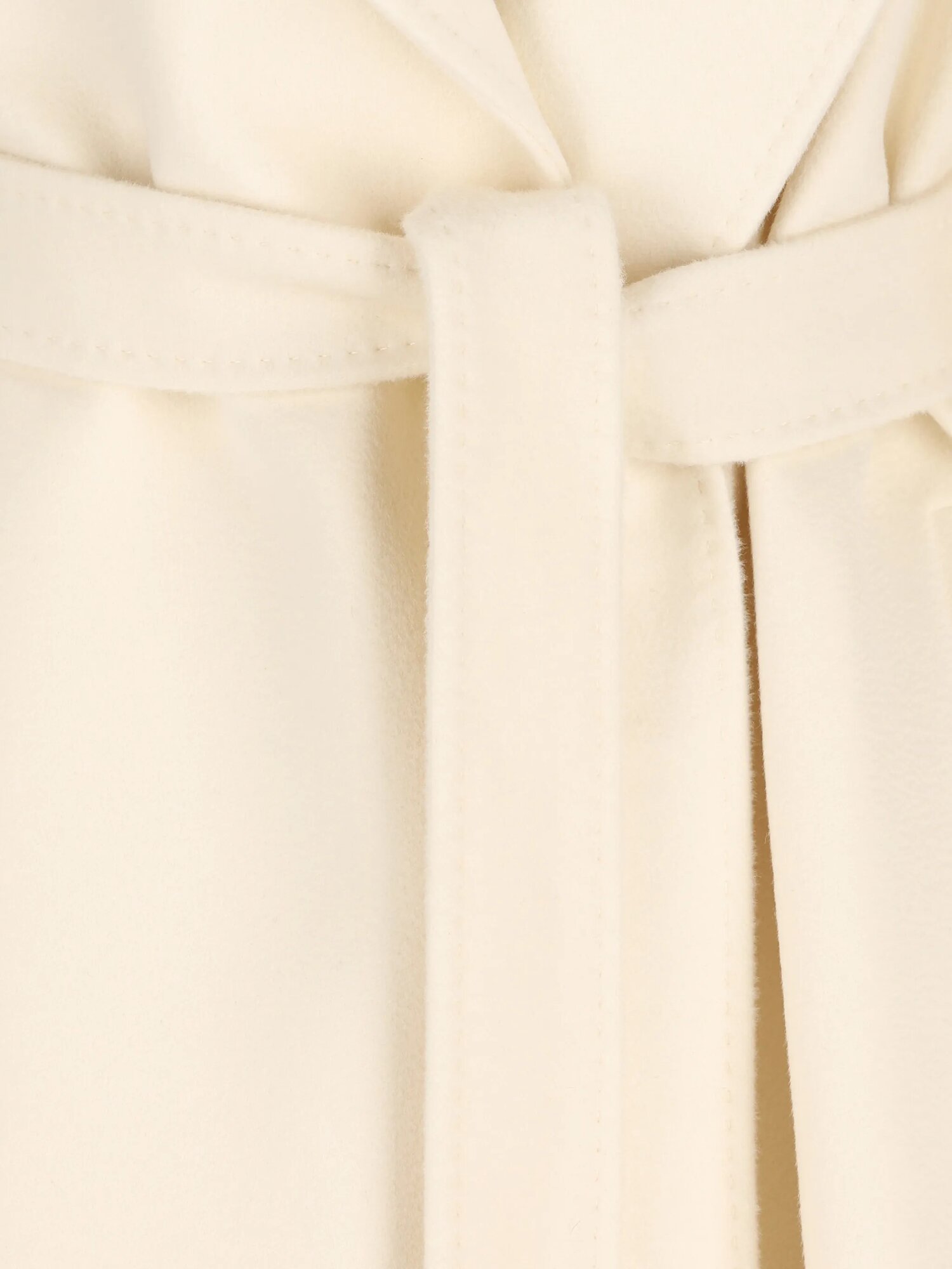 Пальто Max Mara Belted coat, размер 38, бежевый/белый — фото 1