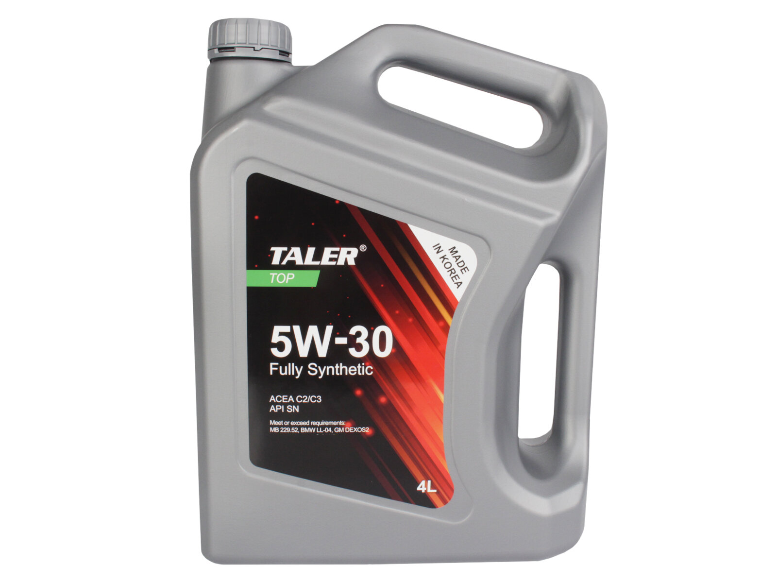 Масло моторное TALER TOP C2/C3 5W30 синтетическое 4л