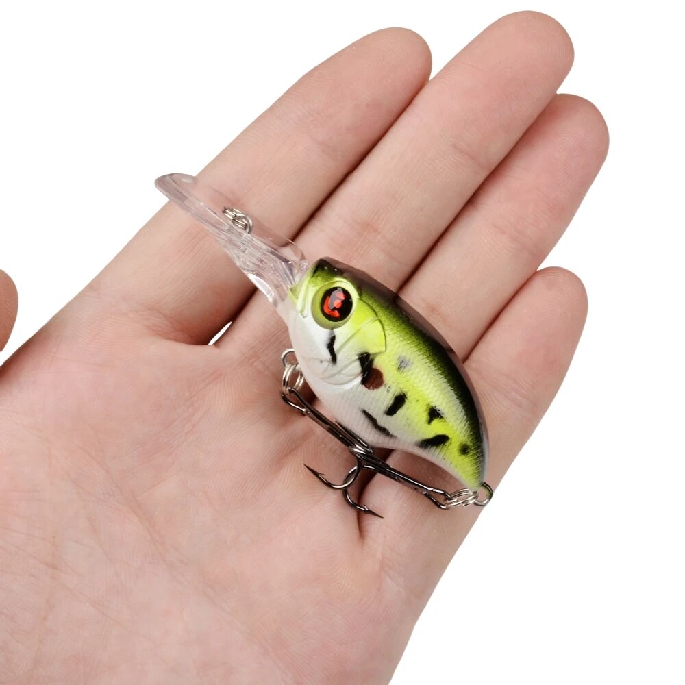1Pcs Long tong Wobblers Crankbait Fishing Lure 7.5cm 11.6g Jerkbait Floating Minnow Hard Bait Bass Carp Pesca Fishing Tackle