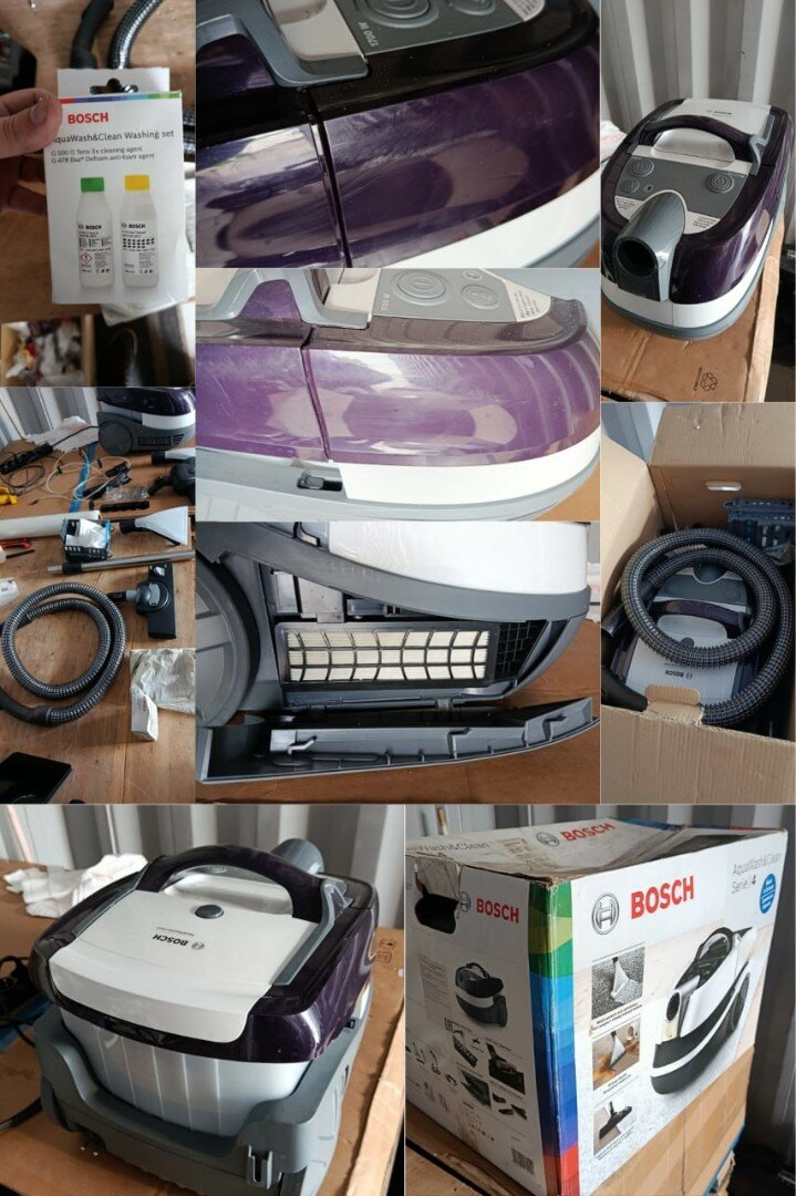 (Уценка) Пылесос Bosch BWD41740, фиолетовый