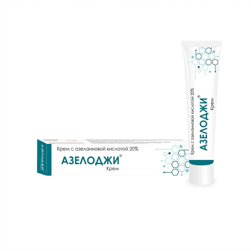 Крем азелоджи с азелаиновой кислотой 20% против акне, 30 гр