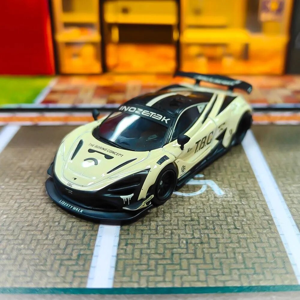 (No Original Packaging.) Машинка Mini GT 1:64 McLaren 720S LB-Works The Boring Concept Diecast Car Model MGT01083