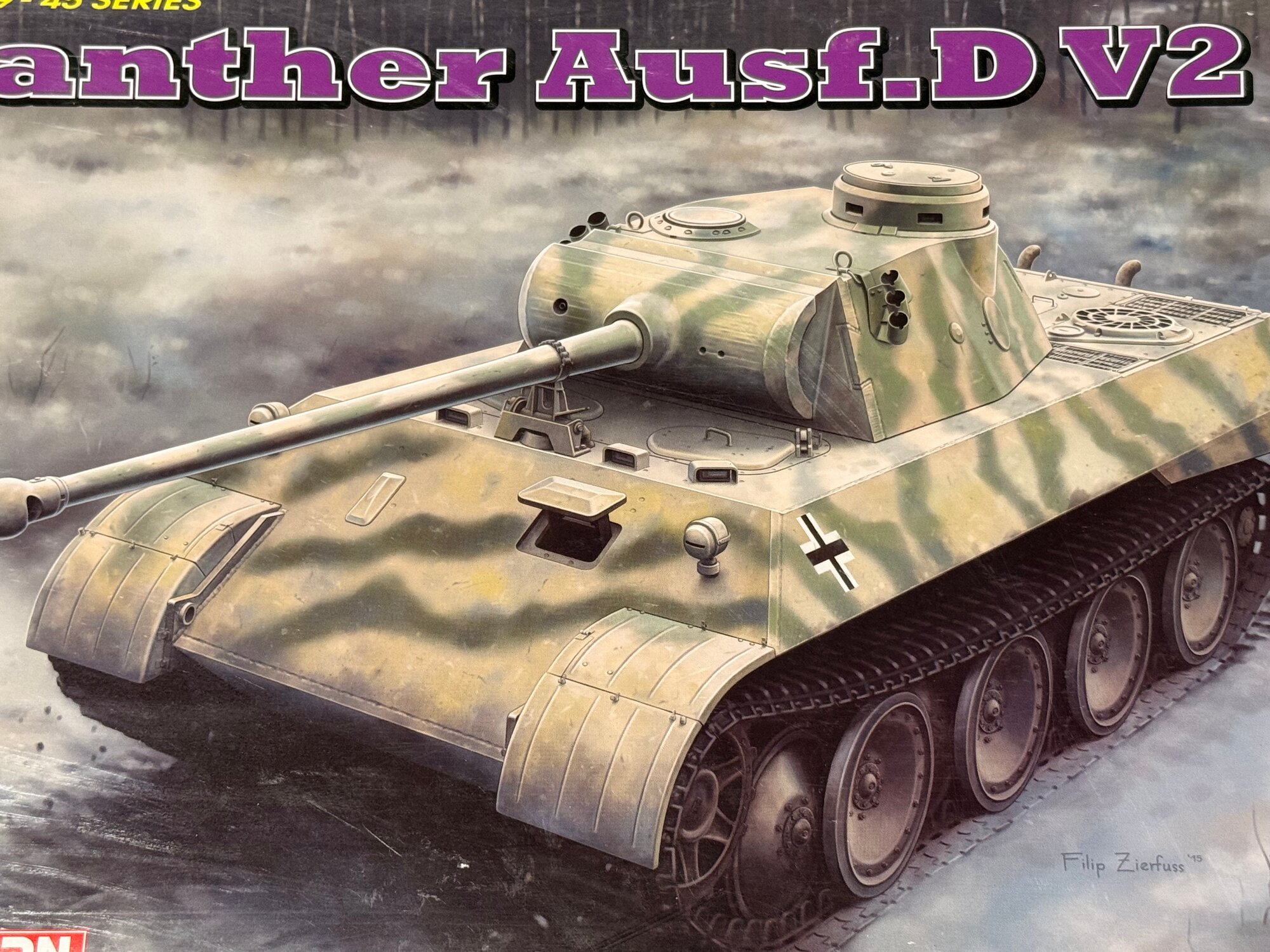 6822Д 1/35 Сборная модель из пластика танк PANTHER Ausf.D V2