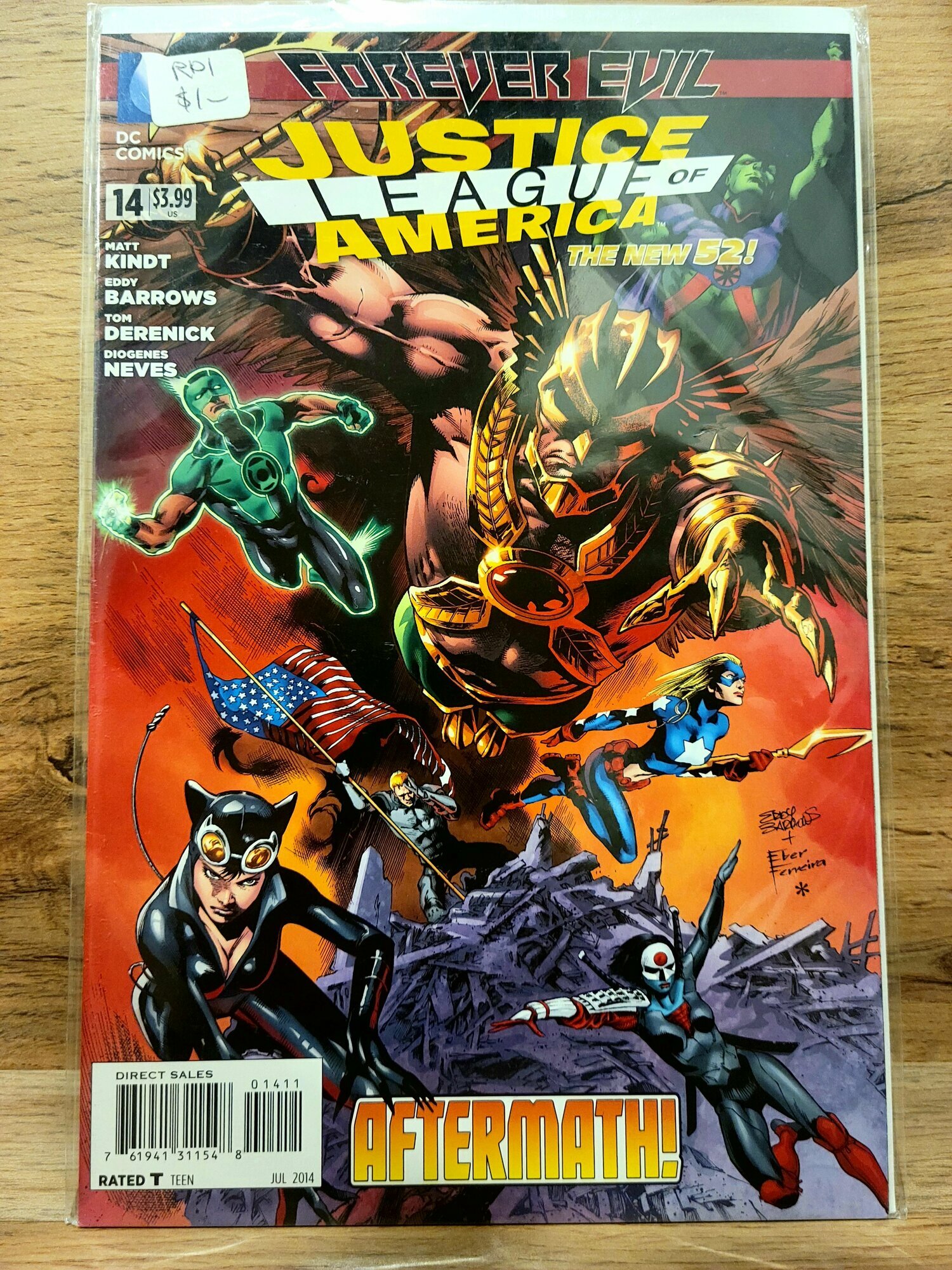 Justice League #14. Оригинальный Комикс