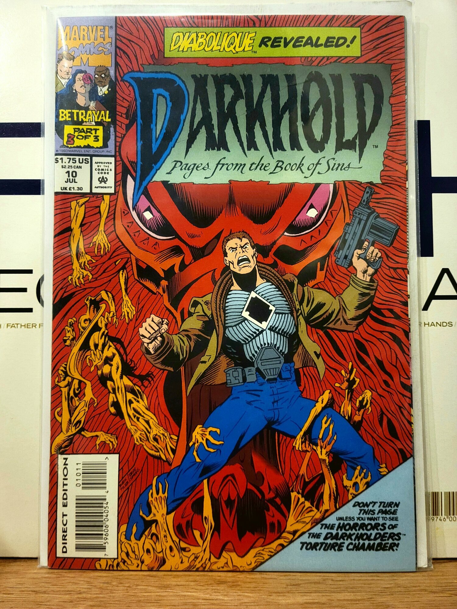 Ретро Комикс Darkhold #10. 1993 Год. Marvel. Оригинал!