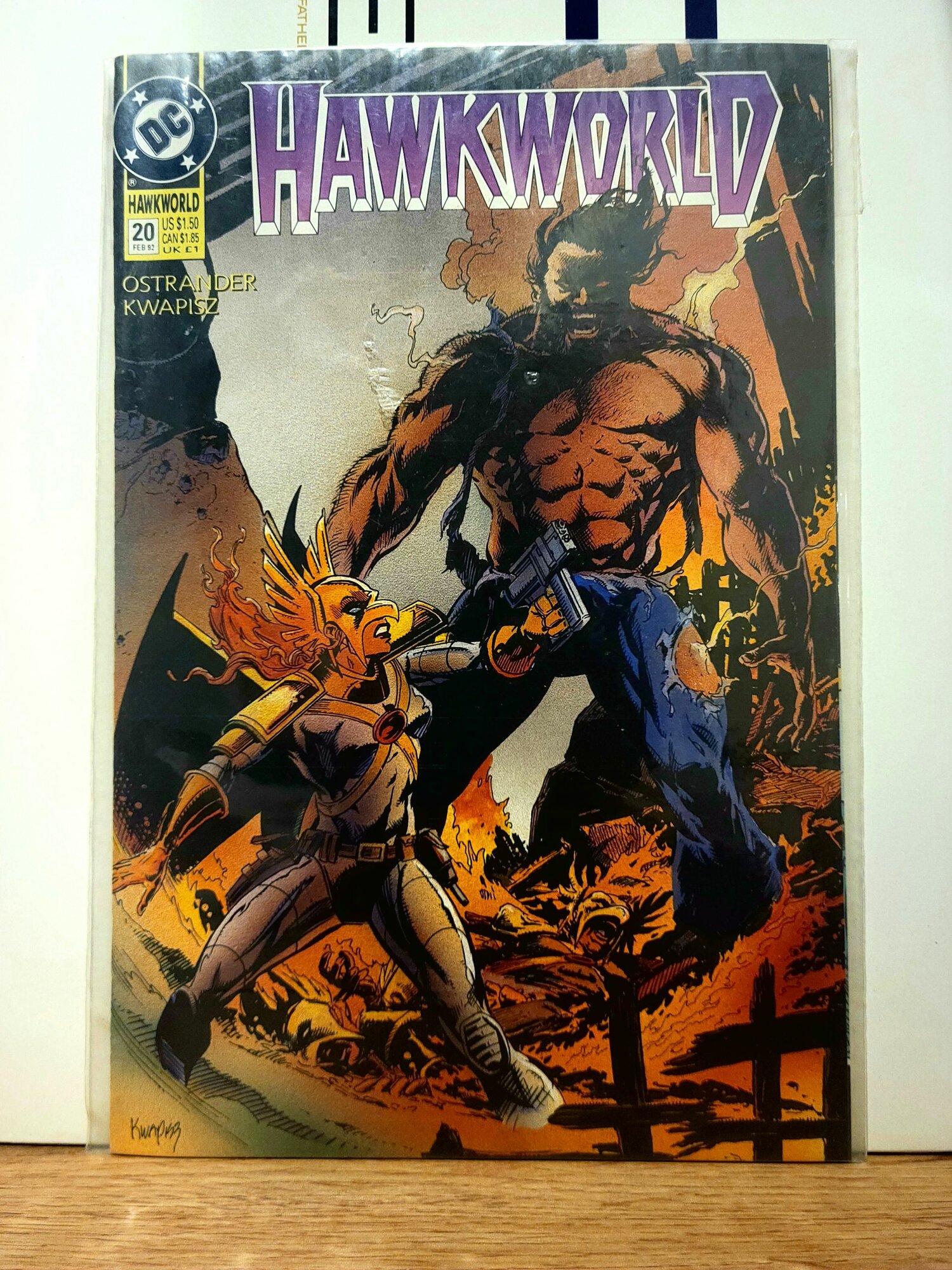 Ретро Комикс Hawkworld #20. 1992 Год. Коллекционный выпуск.