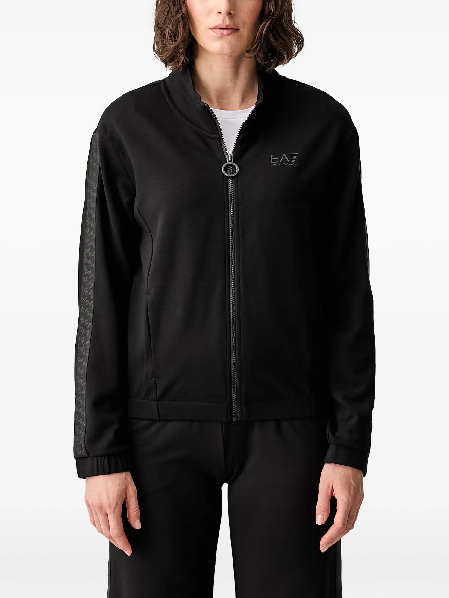 Куртка Logo-print zip-up track jacket