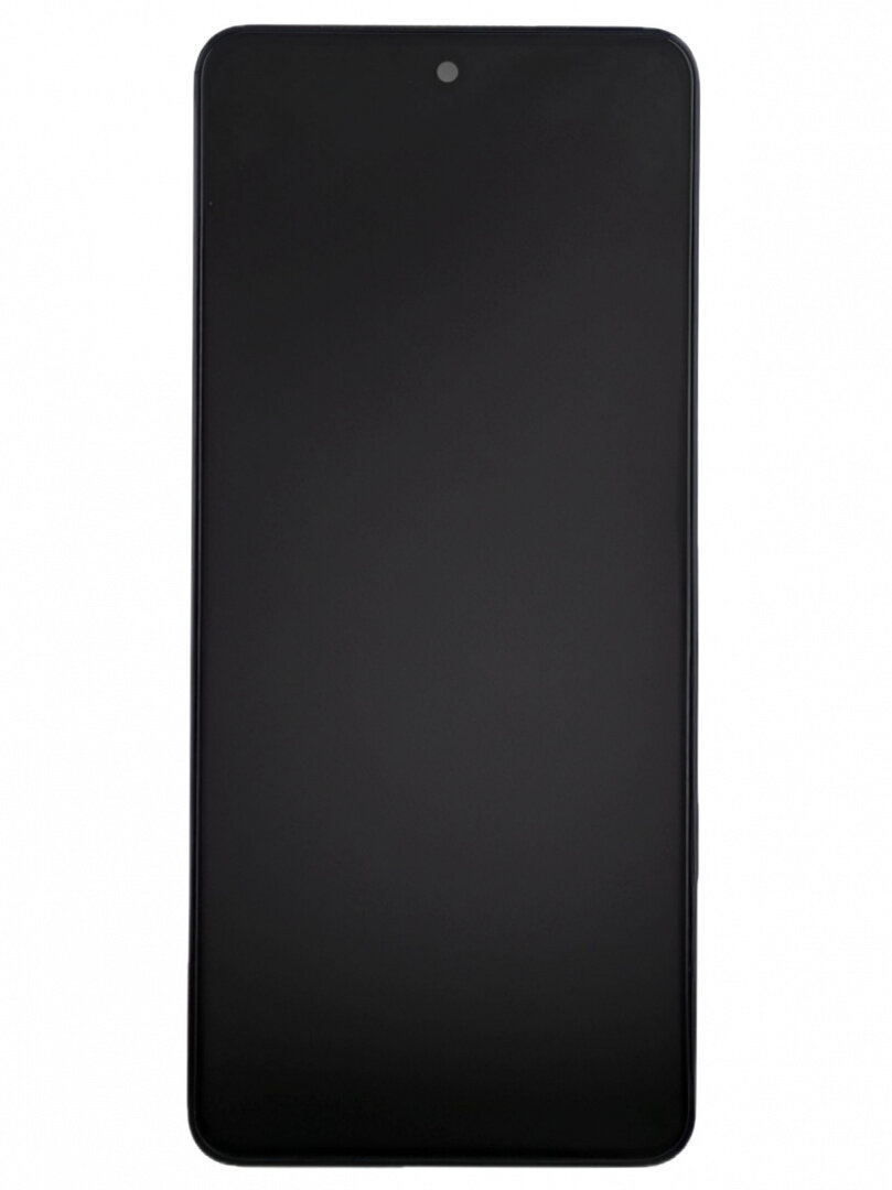 Дисплей для Tecno Camon 19 в рамке, черный