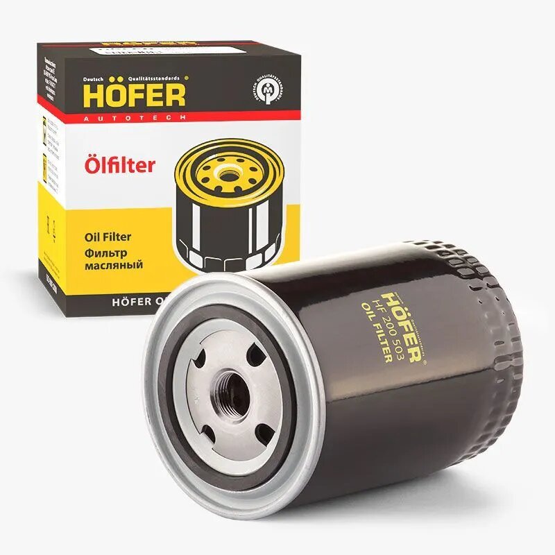 Фильтр масляный для Газели, УАЗ / Эвотек, 3302, 3151, ЗМЗ-406 / HOFER HF200503