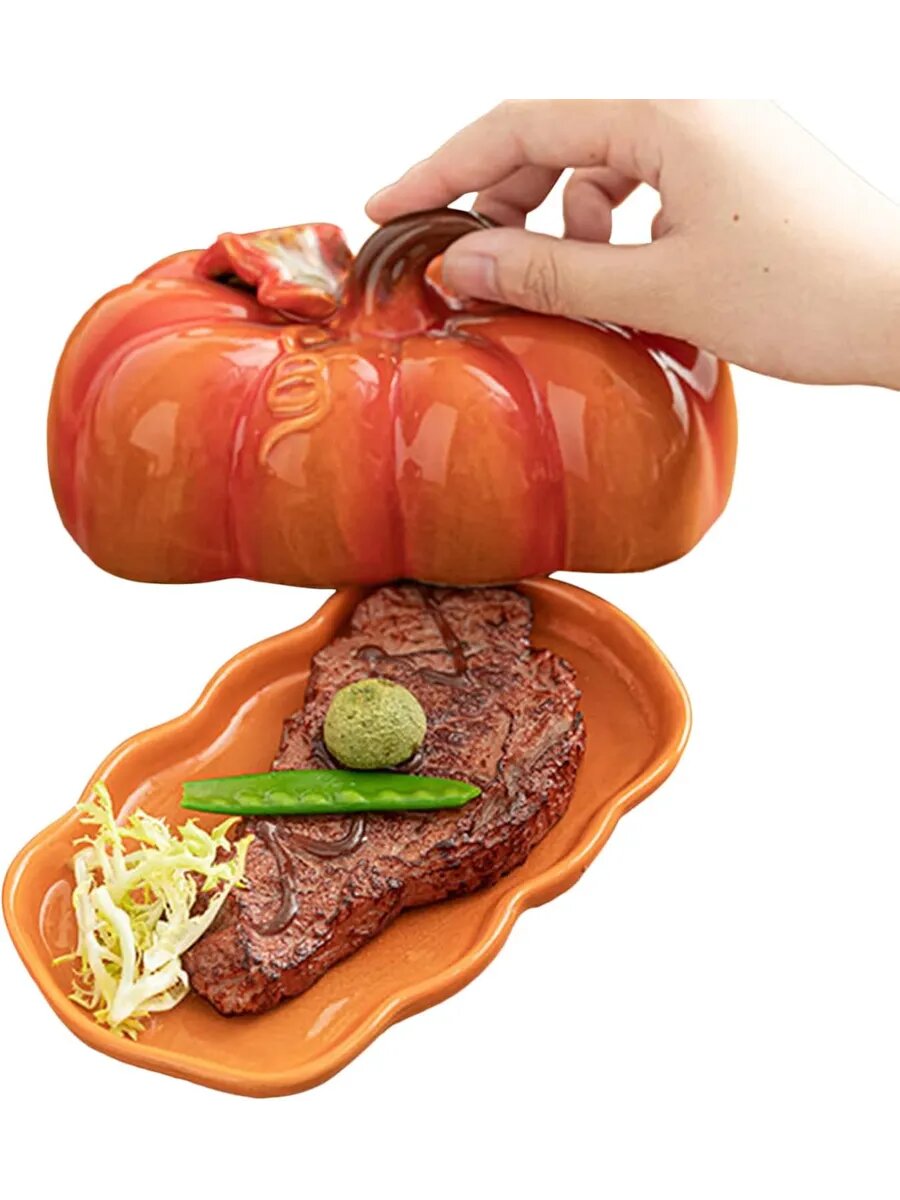 Поднос с тыквенными закусками