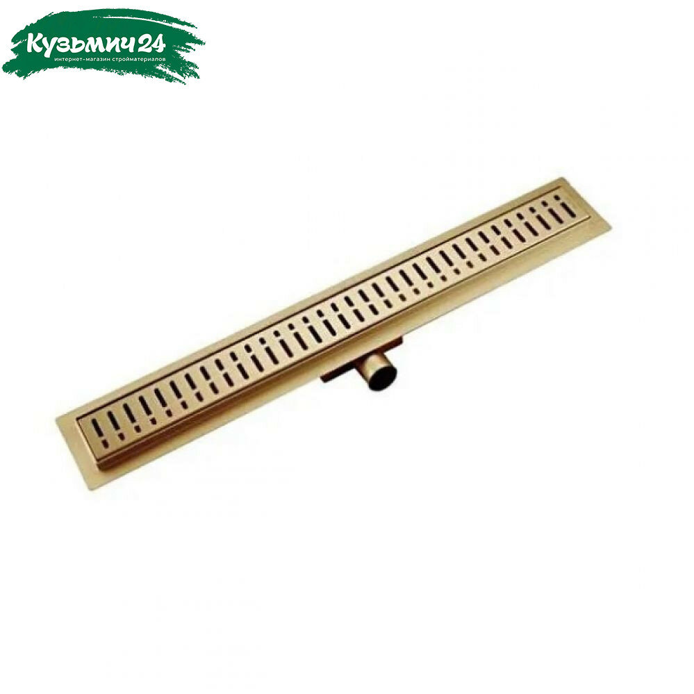 Трап душевой Gappo G85007-33, 70х500 мм золото