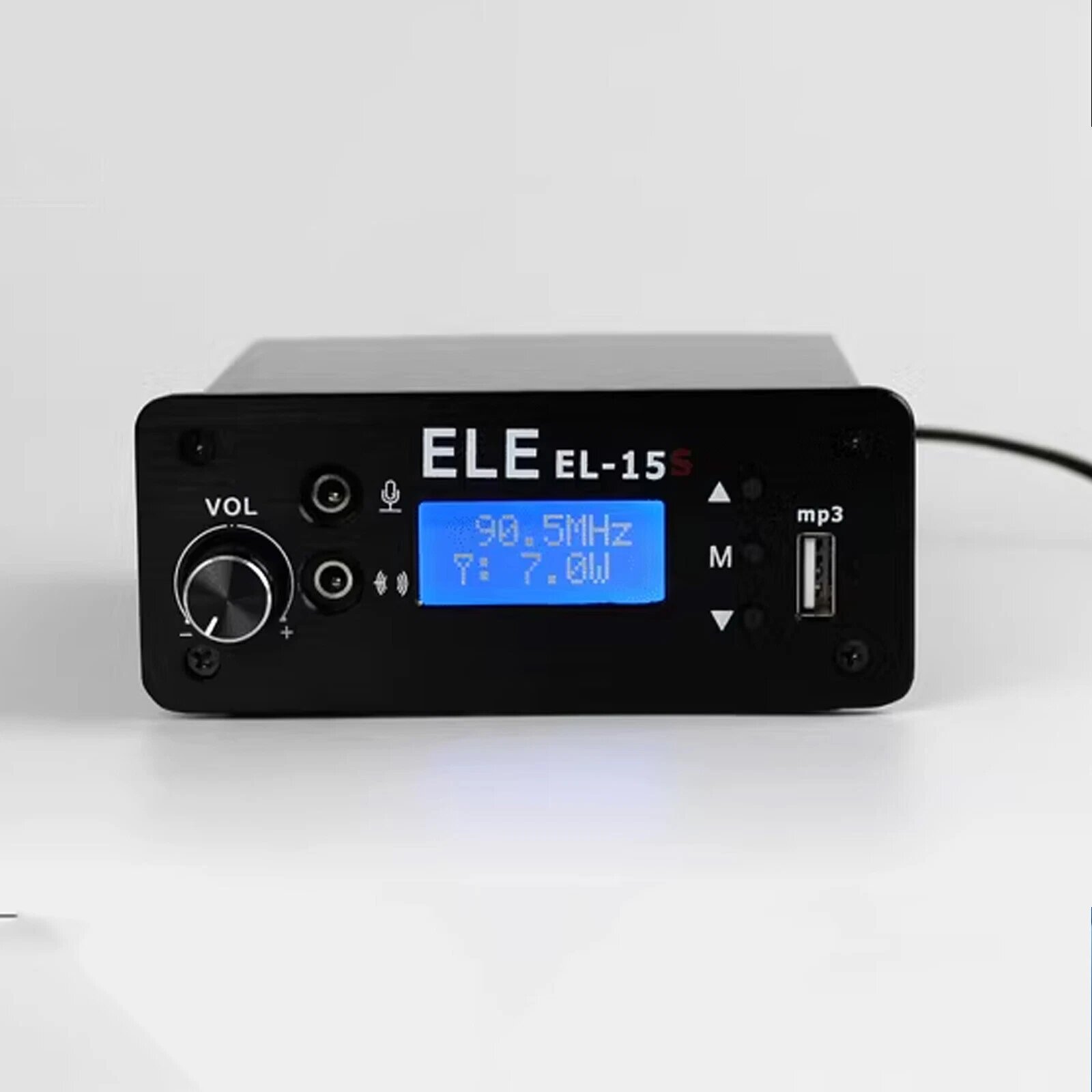 EL-15S FM передатчик передачи времени беспроводной системы музыки 1,5 Вт для U диска MR3
