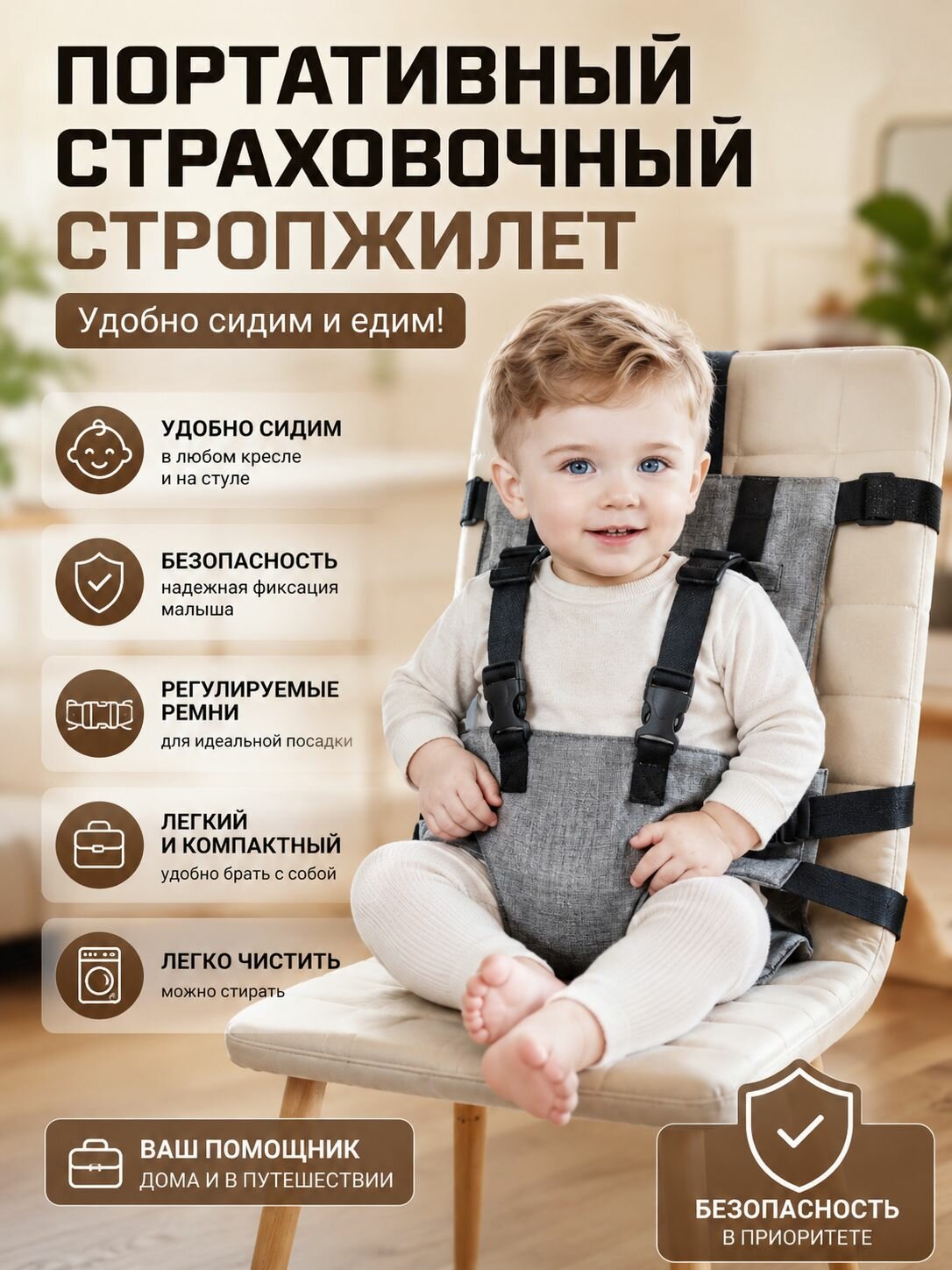 Универсальный ремень для крепления переносного стульчика для походов для складного стульчика туристический ремень