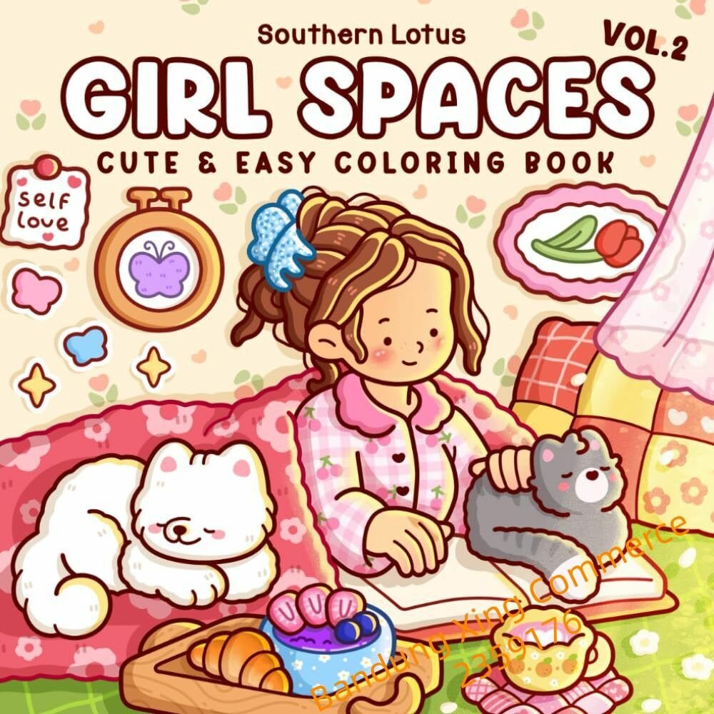 Раскраска антистресс для взрослых и подростков Coco Wyo -GIRL SPACES143